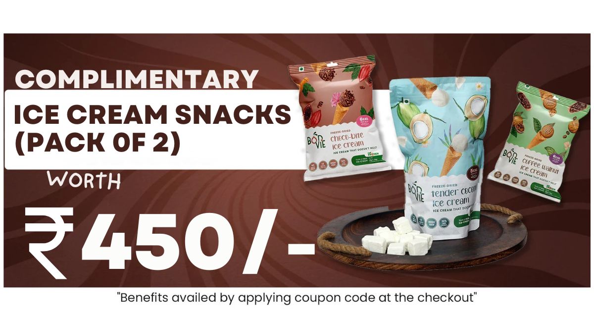 Complimentary Ice Cream Snacks (pack Of 2) Worth Rs.450 – Bonvie Snacks