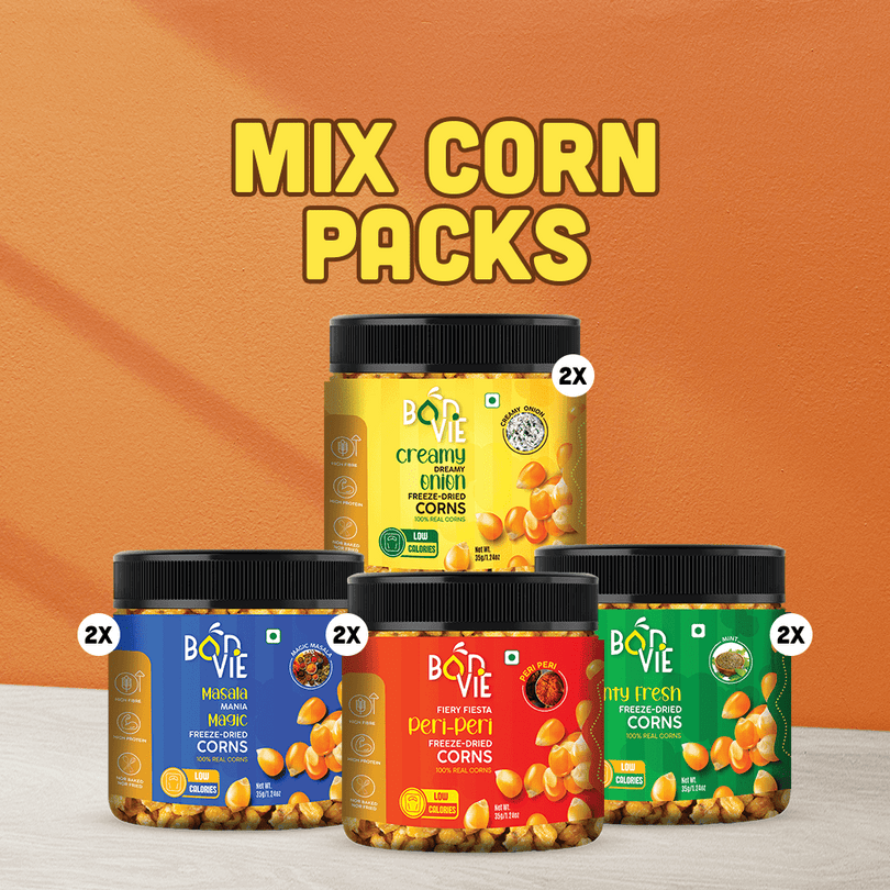 50% OFF Corn Combo Pack of 8 – Bonvie Snacks