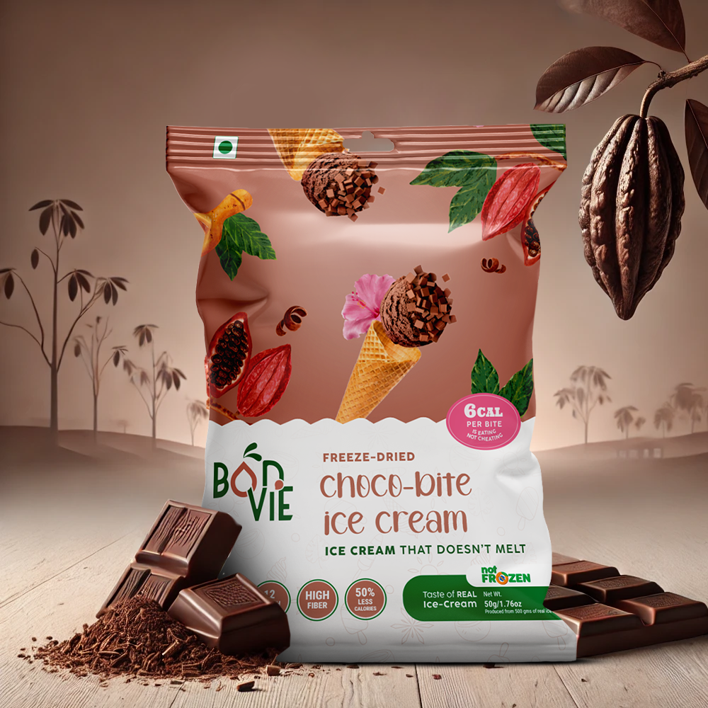 Freeze Dried Choco Bite Ice Cream Snacks | Bonvie Snacks