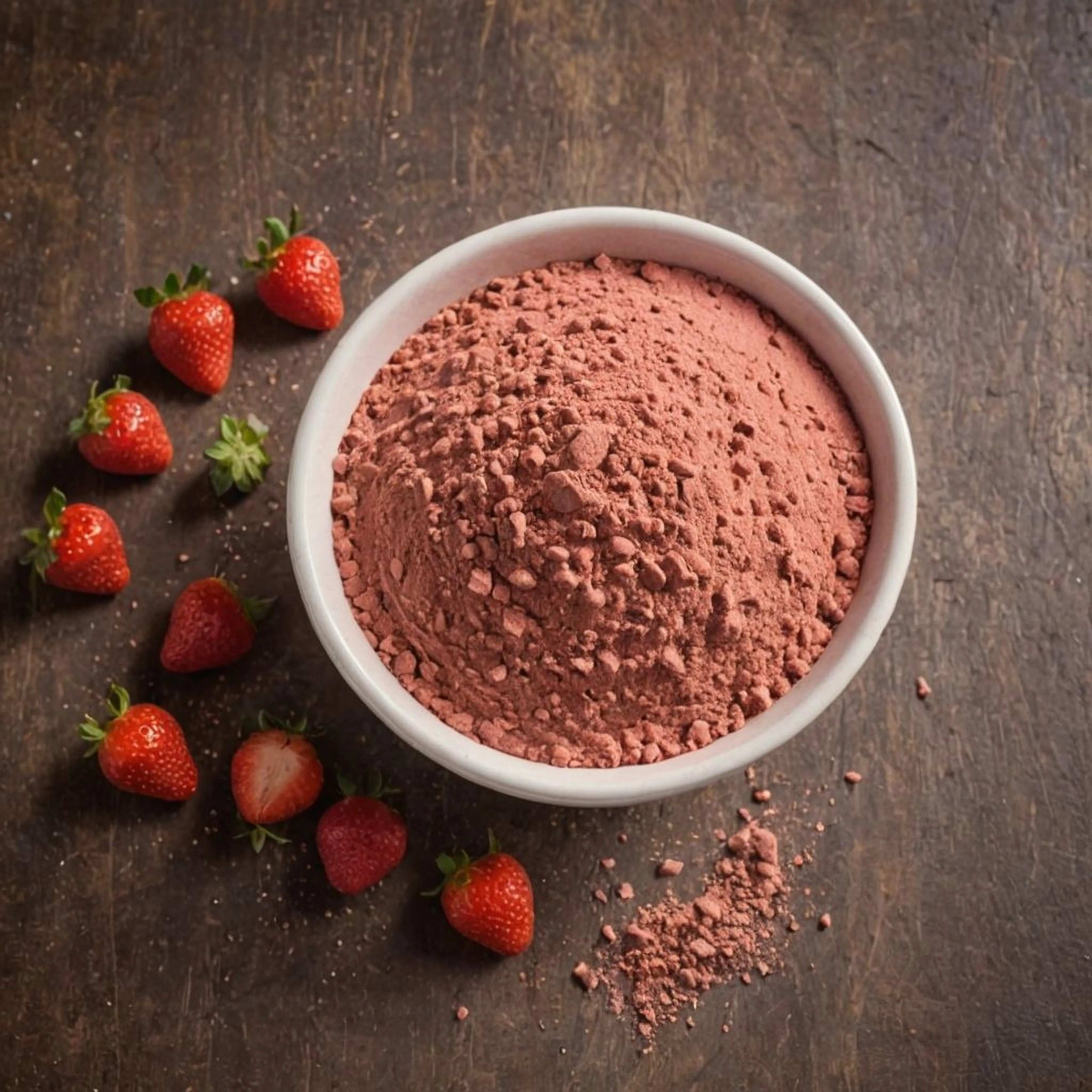Strawberry Powder - 1Kg | Dried Powder | Bonvie Snacks